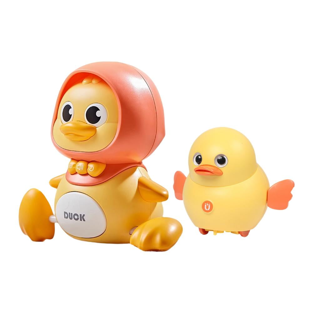 RYGRZJ RYGRZJ Tummy Time Duck Family Tummy Time Duck Toy Walking Duck ...