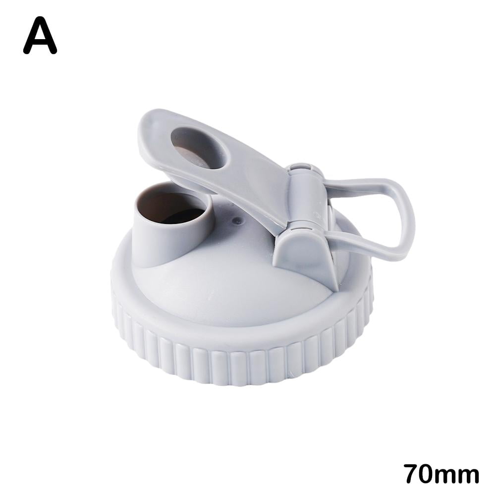 RYGRZJ Regular Mouth Flip Cap Lids,Airtight & Leak-Proof Seal,Easy ...