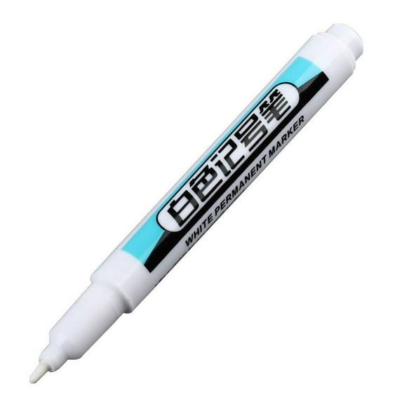 RYGRZJ White Paint Marker Pen Waterproof Permanent Marker Metal Plastic ...