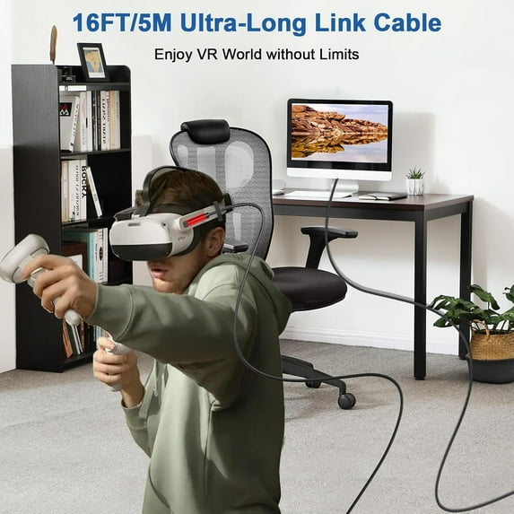 RYJUYJ-16FT Link Cable, USB A to USB C Cable for Meta Quest 3/3s,for ...