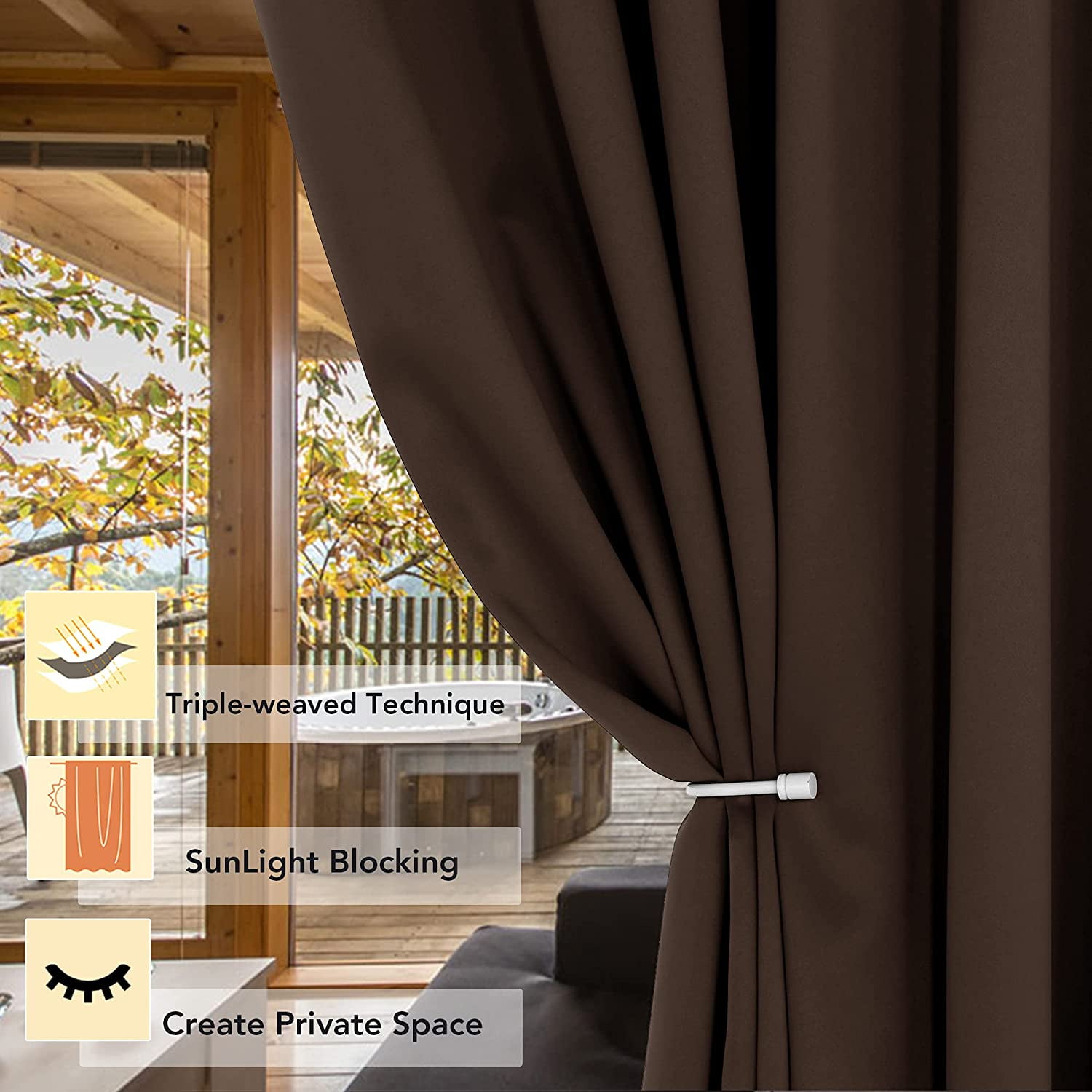 RYJUYJ-Room Divider Curtain Screen Partitions Total Privacy Wall ...