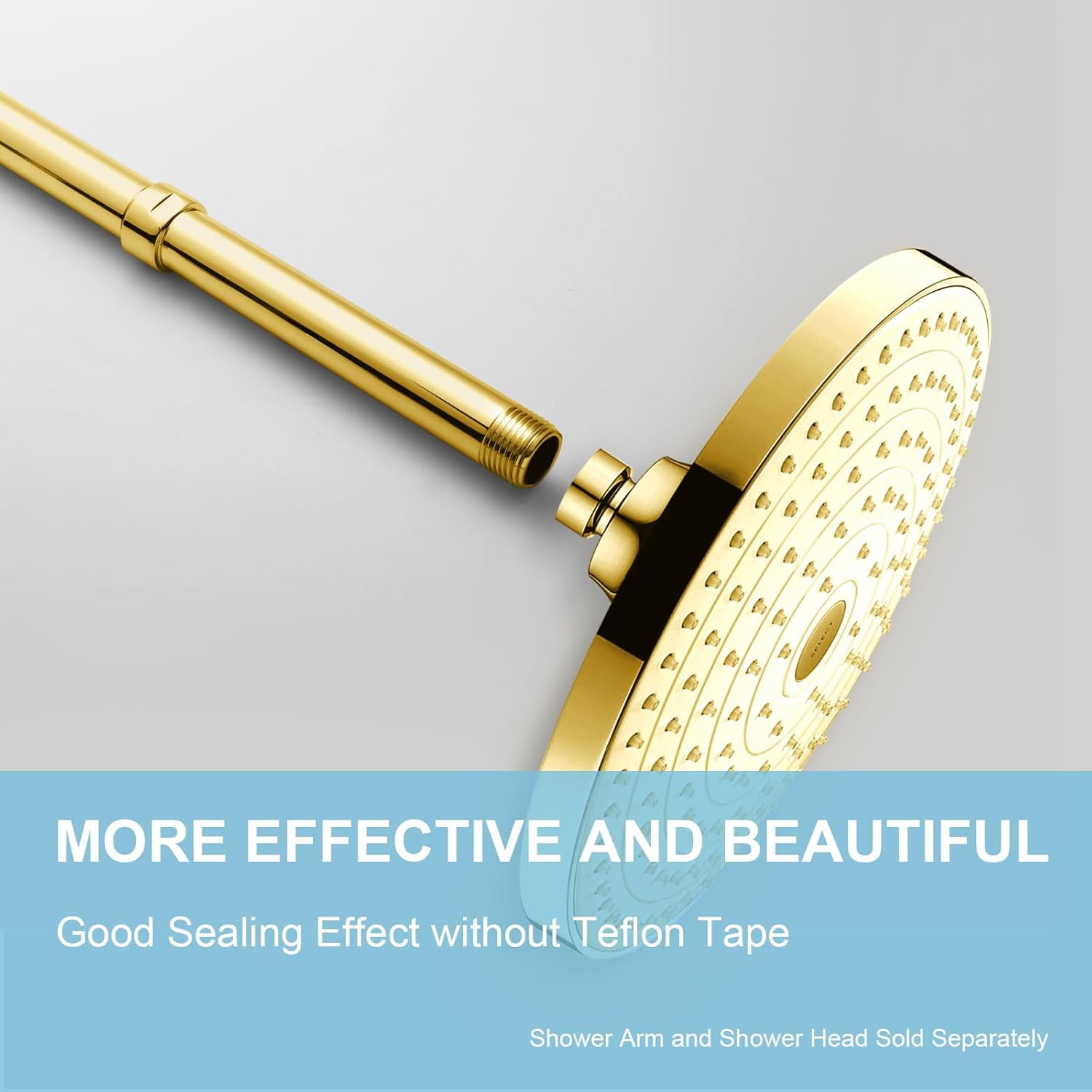 RYJUYJ-Shower Head Extension Arm, Shower Arm Extension Shower Head ...