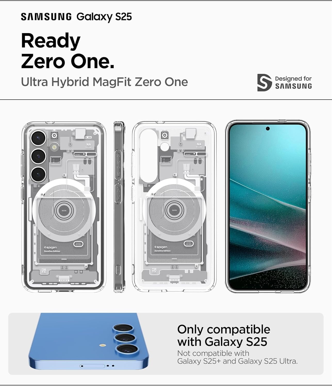 RYJUYJ-Ultra Hybrid MagFit Designed for Galaxy S25 Case [Qi2 Certified ...