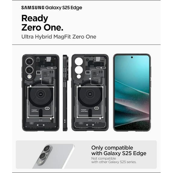 RYJUYJ-Ultra Hybrid MagFit Designed for Galaxy S25 Edge Case [Fast ...