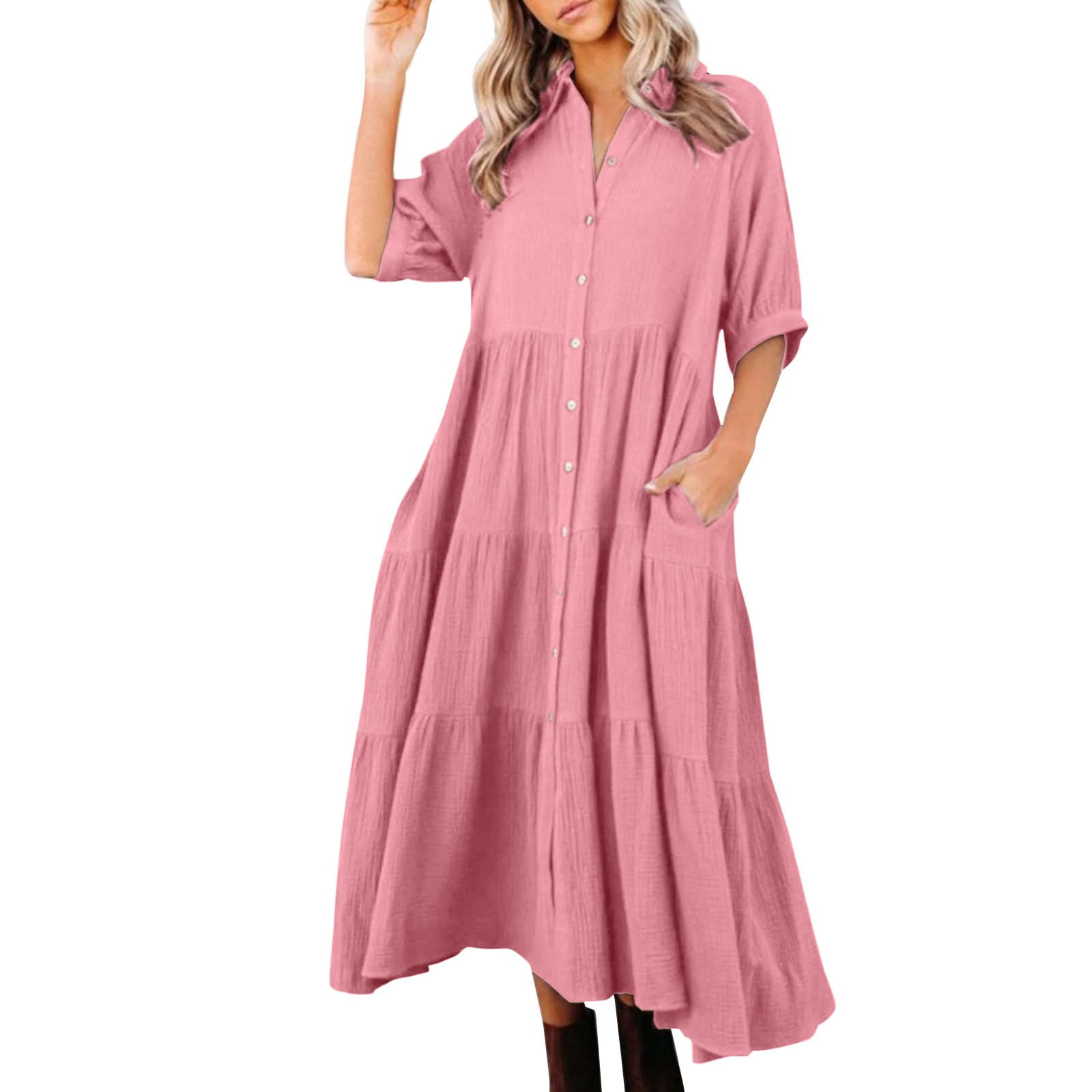 RYKJLWY Black Cocktail Dress Spring/Summer Cotton Mid Season Long ...