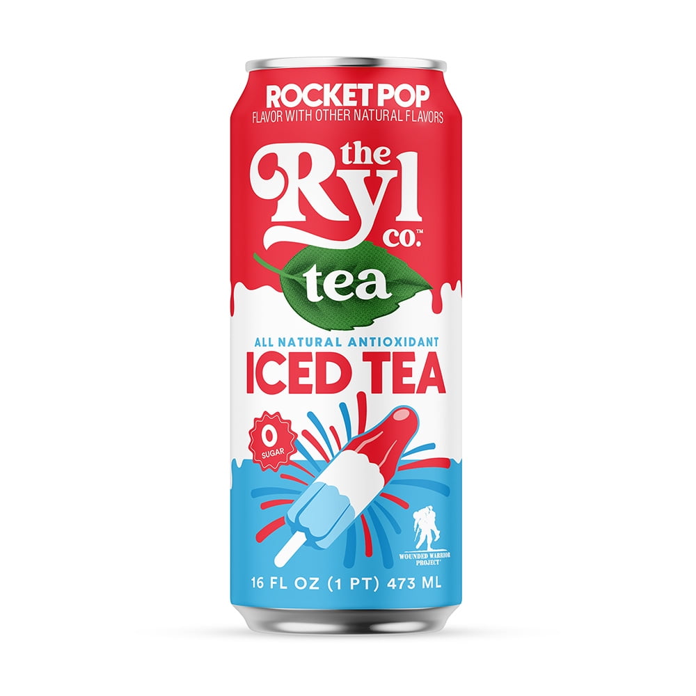 Ryl Iced Tea, Rocket Pop, Antioxidant Superblend, Zero Sugar, Low Carb ...