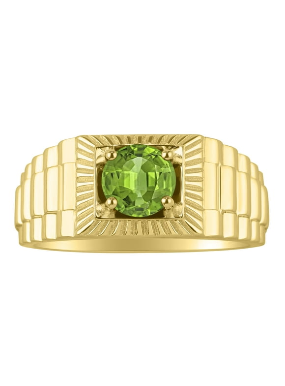 Men's August Birthstone Rings