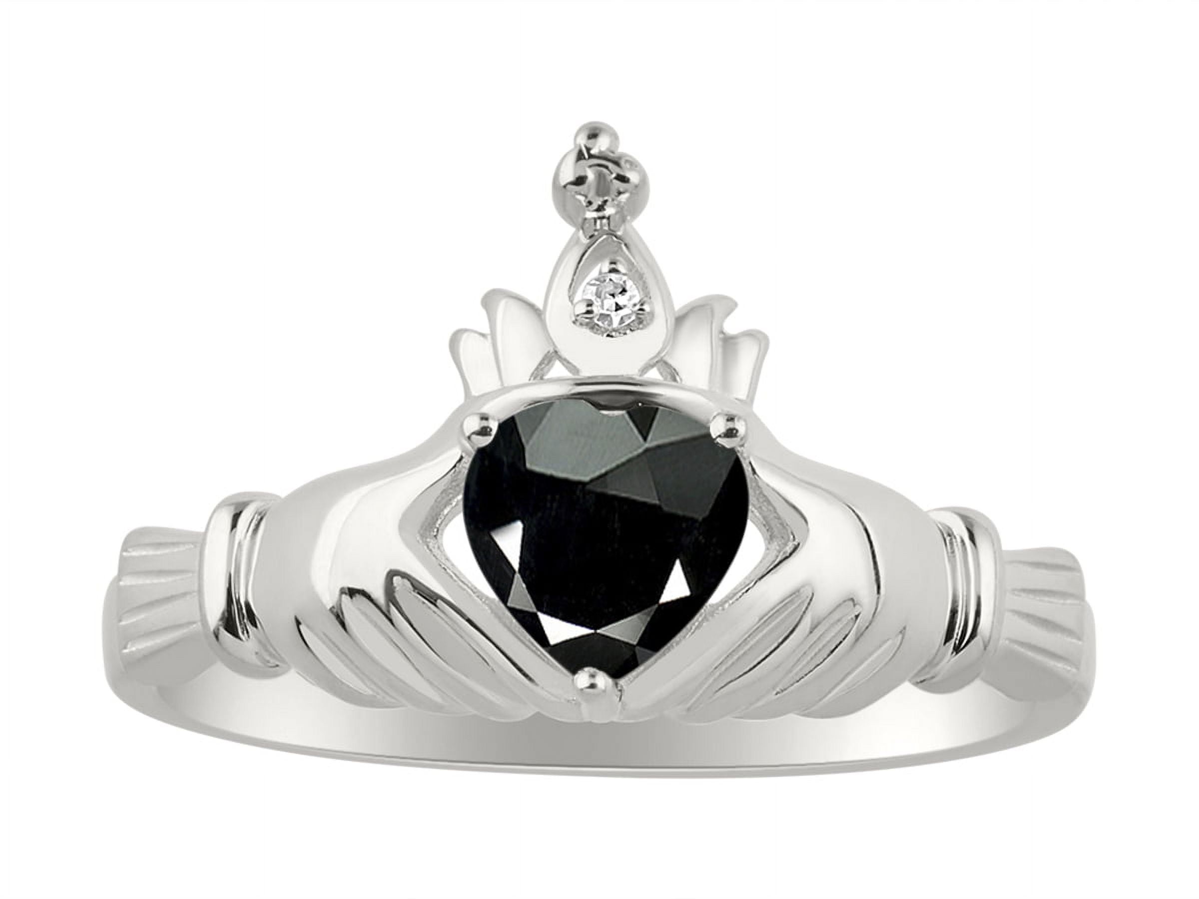 RYLOS Rings Sterling Silver Claddah Love, Loyalty & Friendship Ring ...