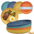 RYLZX Deep Dinner Plates Set of 8 Alternative for Plastic Plates ...