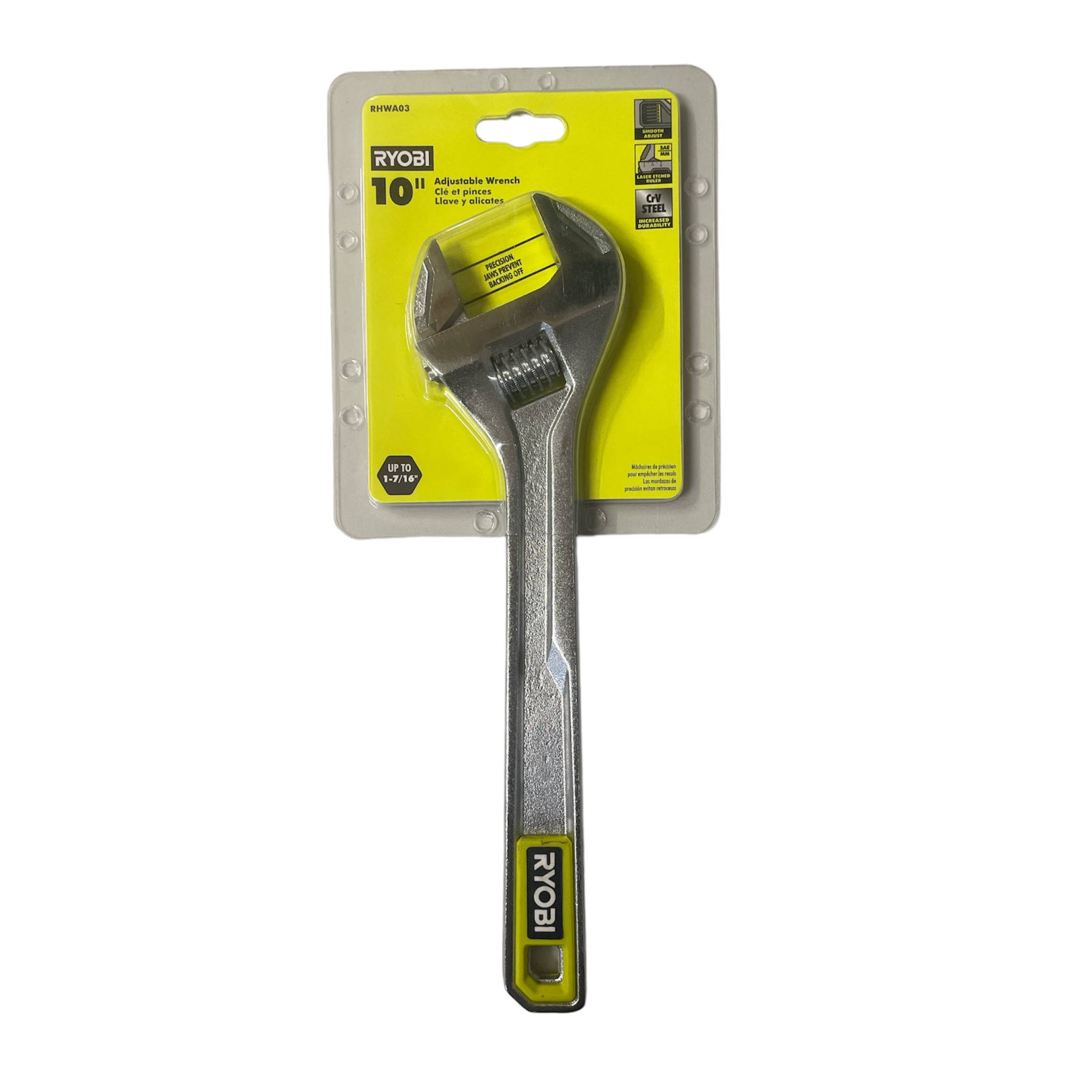 RYOBI 10 in. Adjustable Wrench - Walmart.com