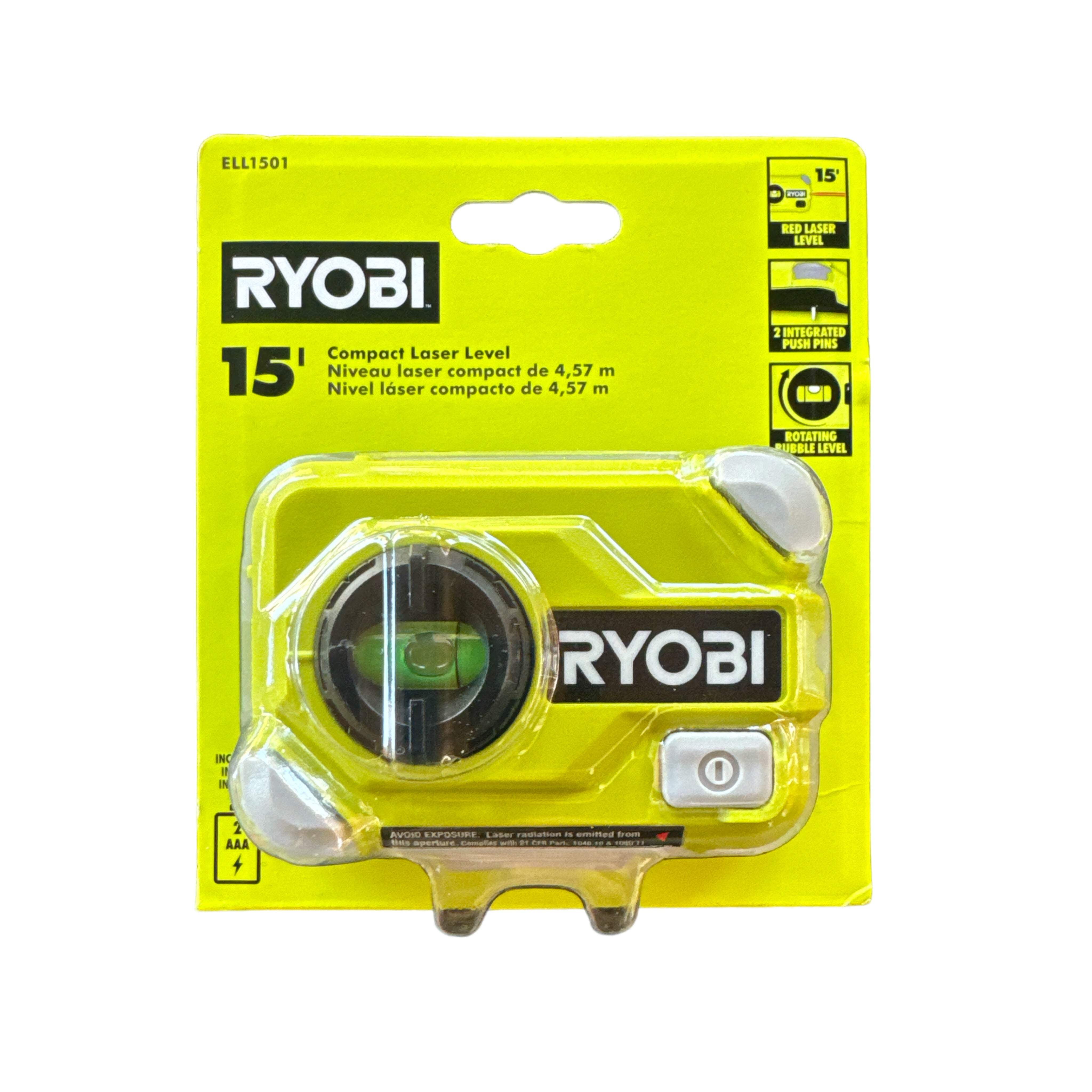 RYOBI 15 ft. Compact Laser Level - Walmart.com