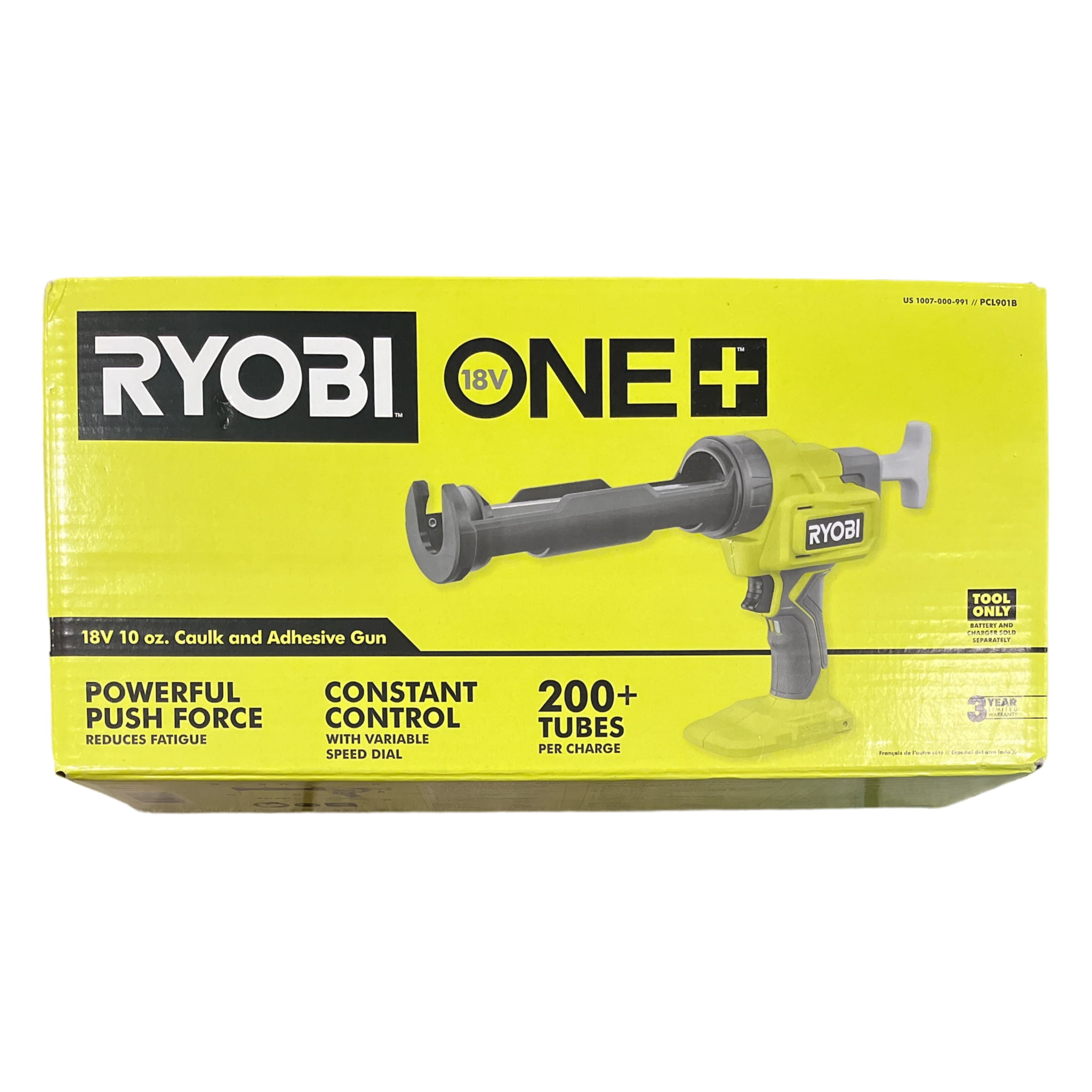 RYOBI 18V ONE+ 10 Oz. Cordless Battery Operated Electric Caulk and ...