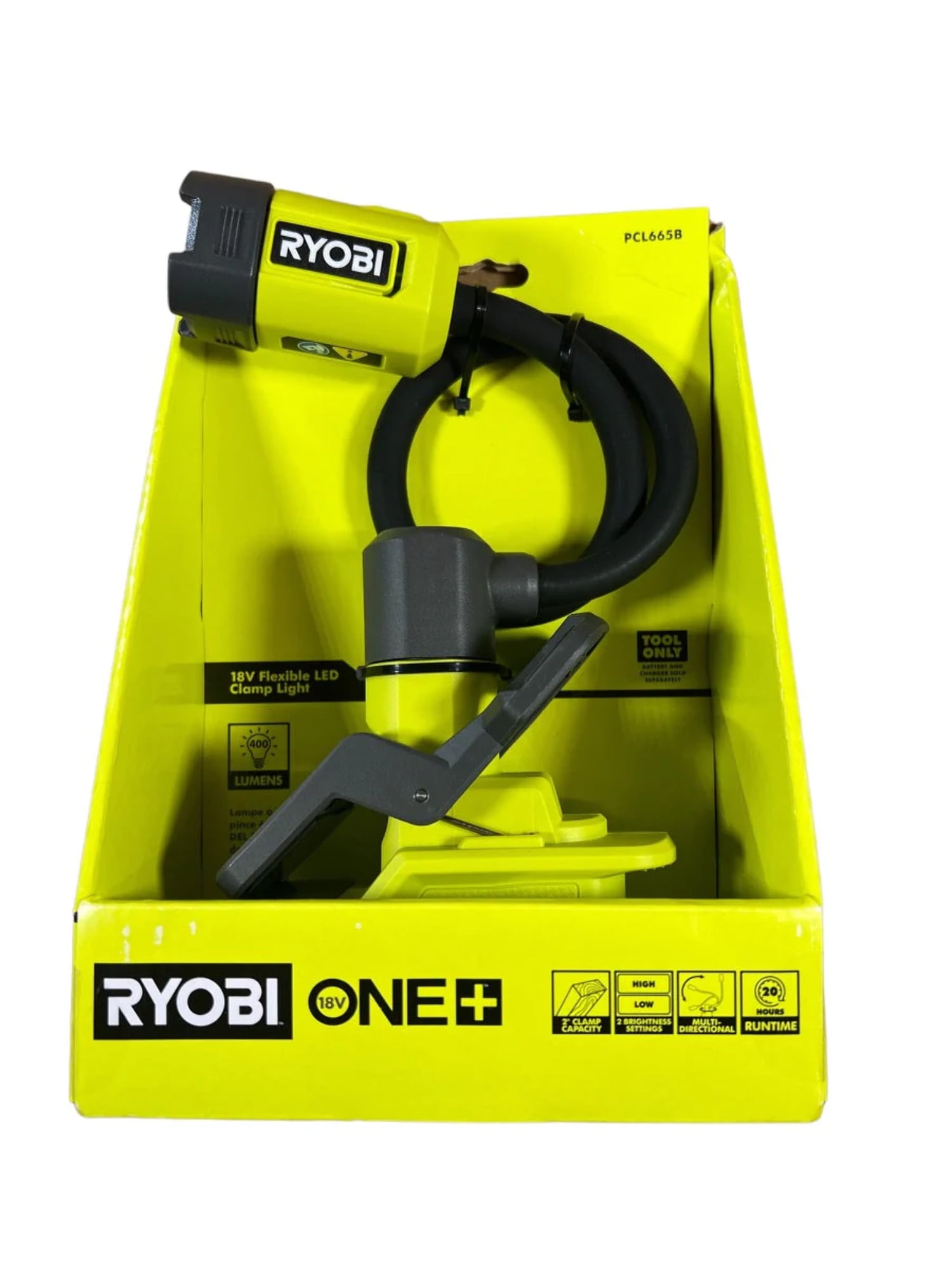 RYOBI 18V ONE+ Cordless Flexible LED Clamp Light PCL665 - Walmart.com