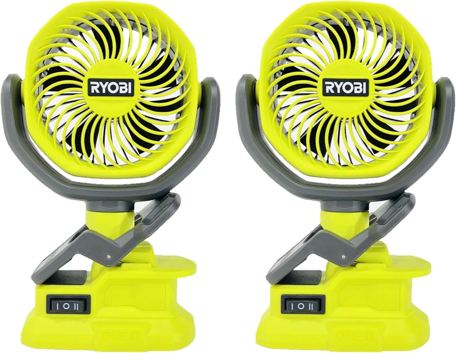 RYOBI 2 Pack of PCF02B 18V Cordless 4 in. Clamp Fan (Tool Only ...
