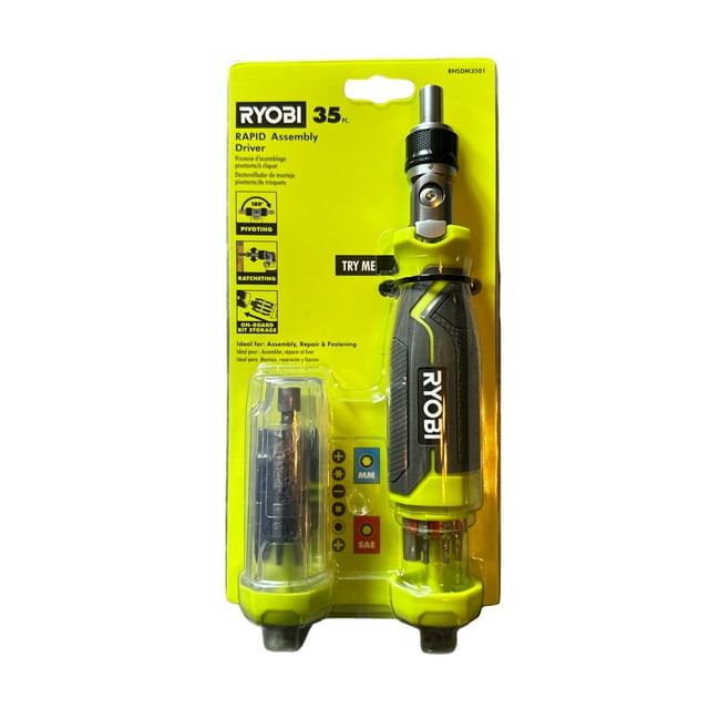 RYOBI 35 Pc. RAPID Assembly Screwdriver Set - Walmart.com