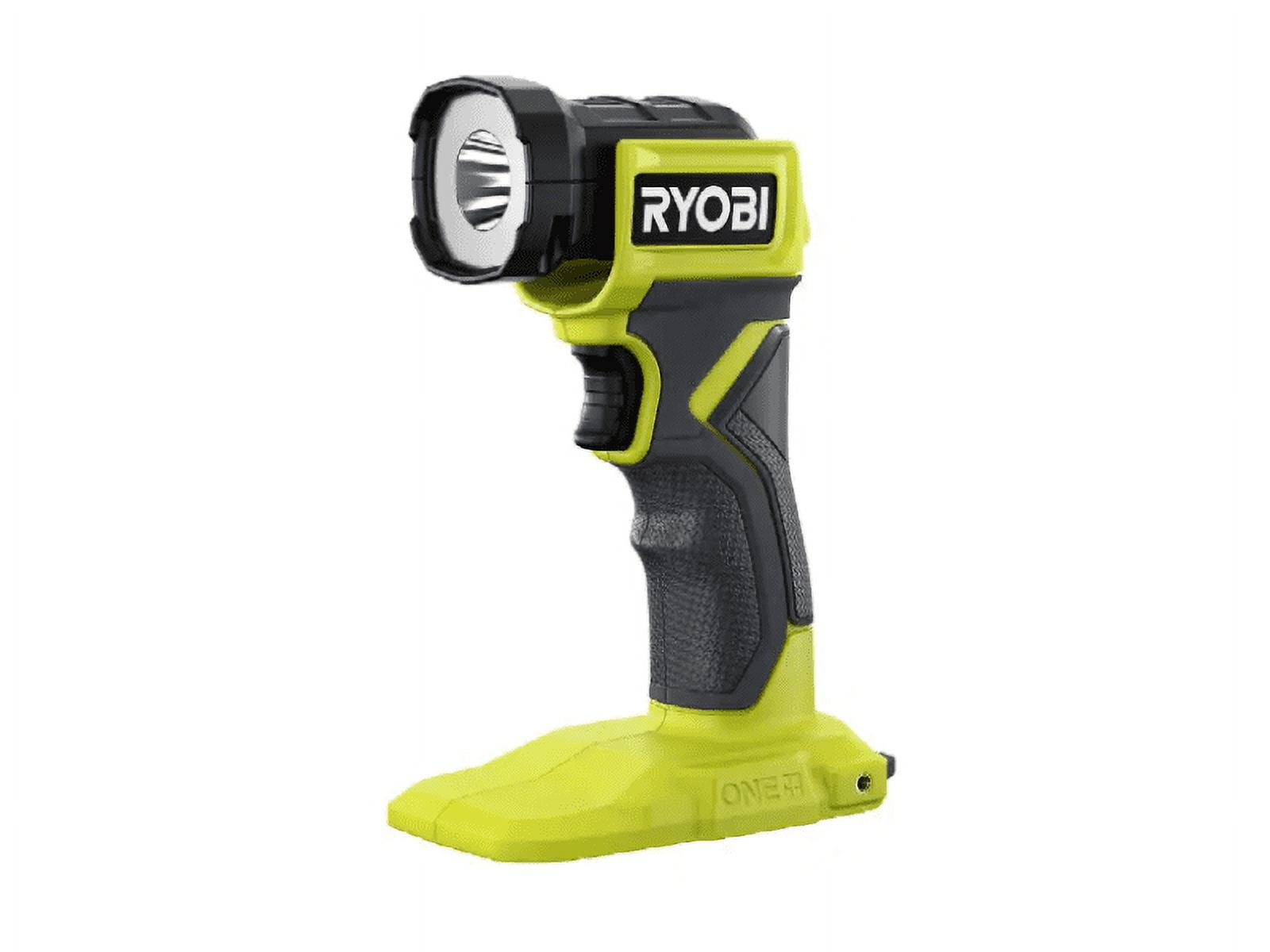 Ryobi, LED Cordless Flash Light, 50W 280 Lumens, with Pivoting Head ...