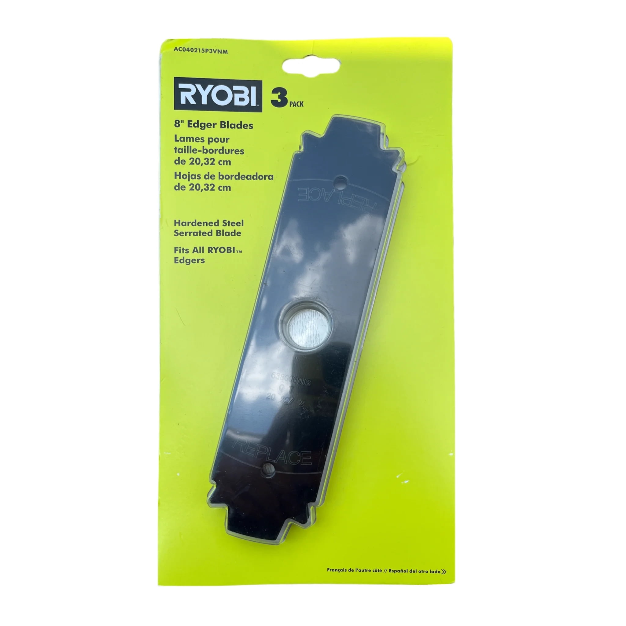 RYOBI 8 in. Edger Blade (3-Pack) - Walmart.com