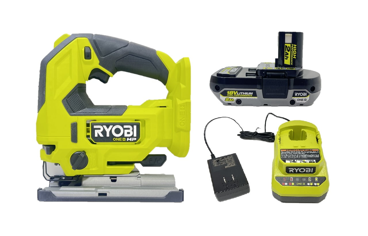 RYOBI HP 18V Brushless Cordless Jigsaw Kit, Powered Operated Tool with ...