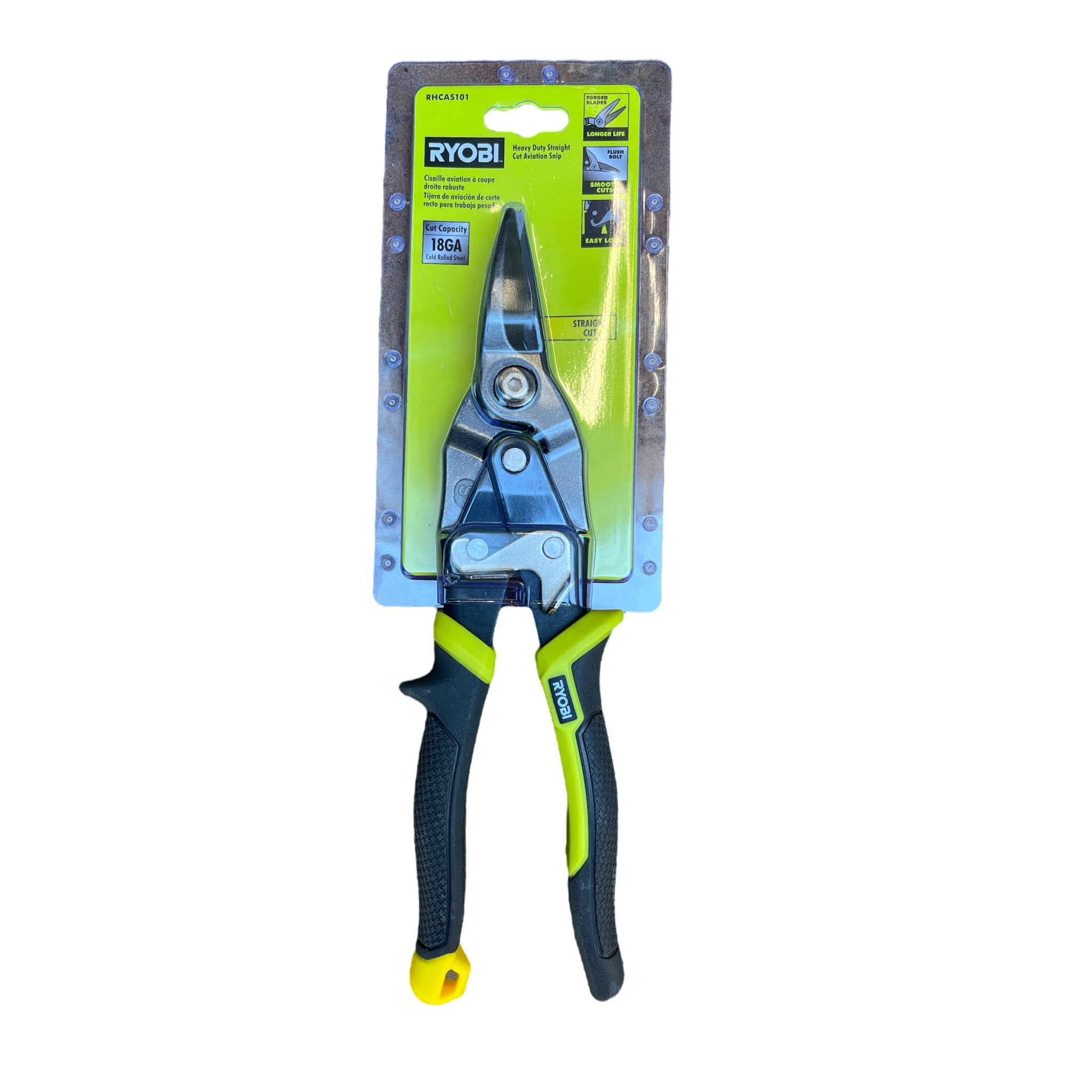 RYOBI Heavy Duty Straight Cut Aviation Snip - Walmart.com