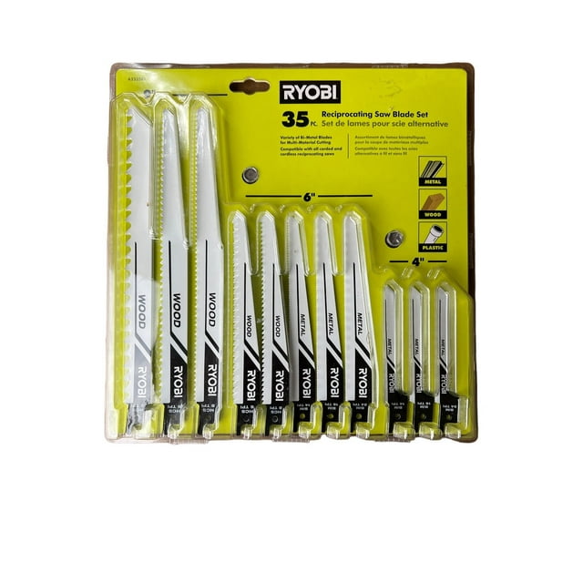 RYOBI Multi-Purpose Reciprocating Saw Blade Set (35-Piece) - Walmart.com