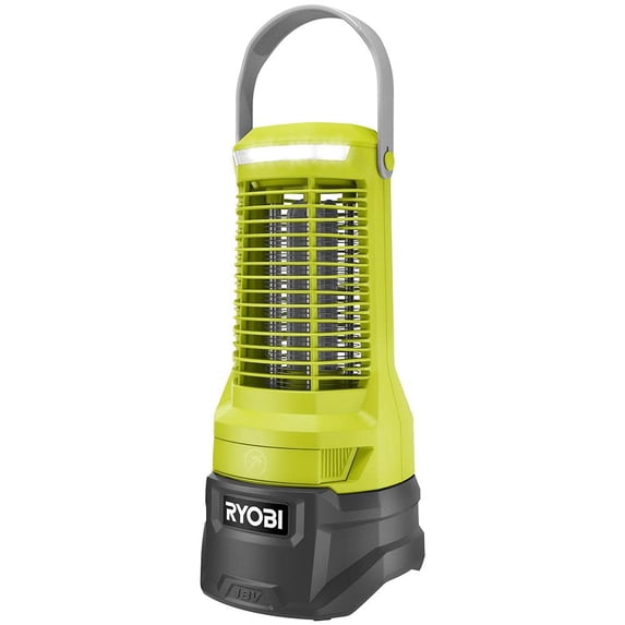 Ryobi ONE+ 18V Cordless Bug Zapper, 2.0 Ah Battery, LED Lantern, 1.5 ...