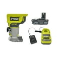 RYOBI ONE+ 18V Cordless Compact Router Kit with Battery and Charger ...