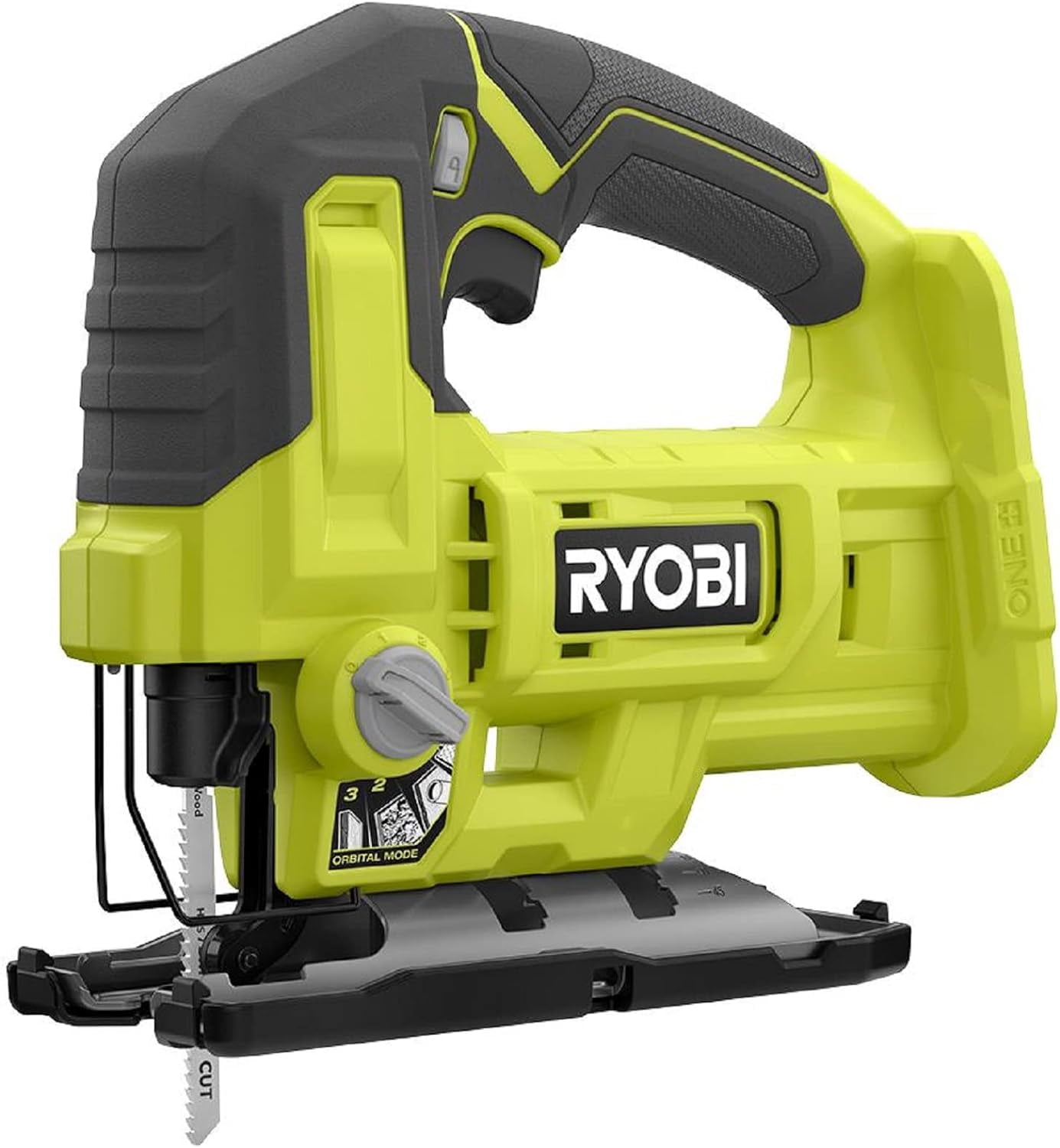 RYOBI ONE+ 18V Cordless Jig Saw (Tool Only) 18 VOLT, PCL525B, Green ...