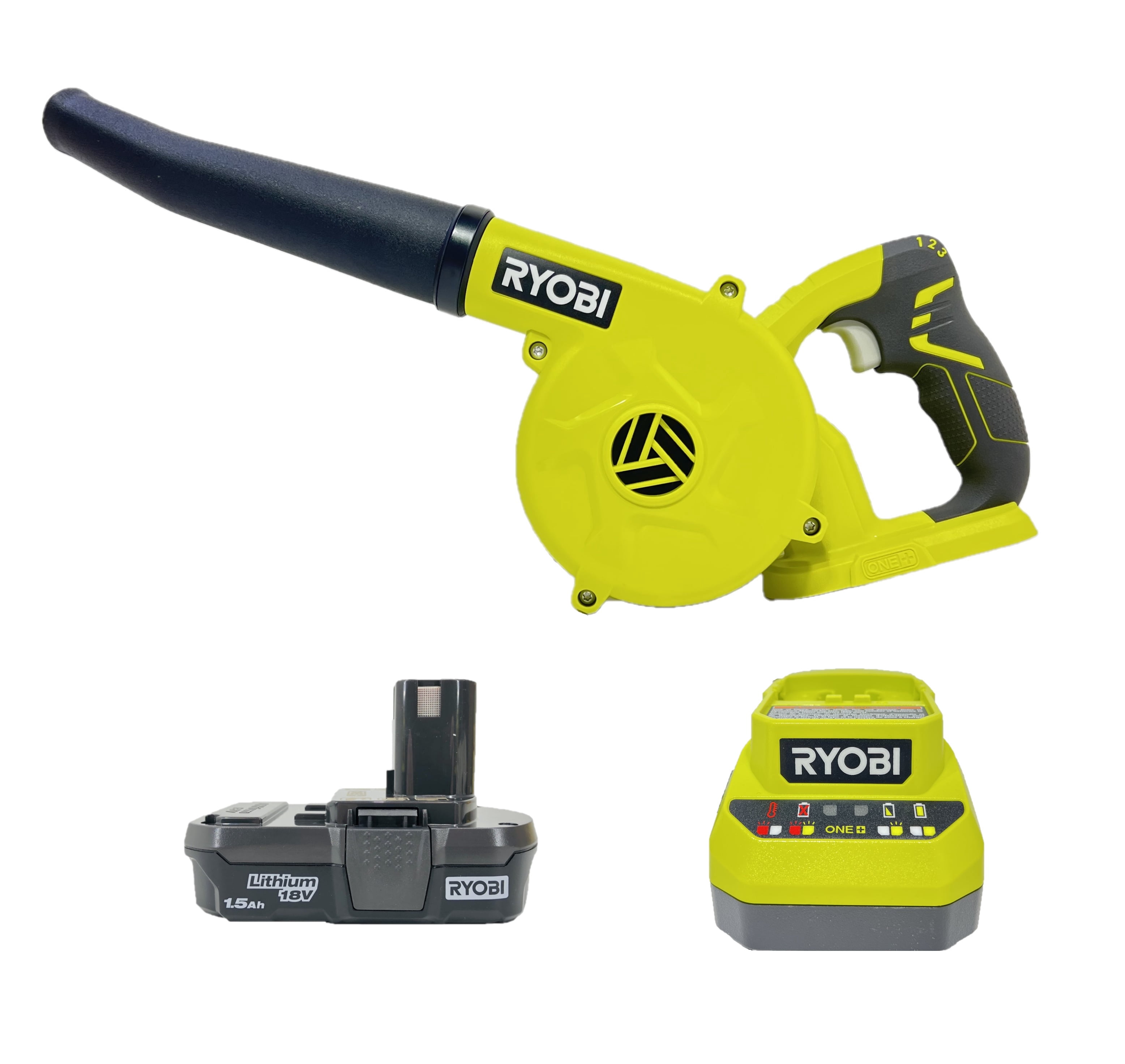 Ryobi 18V ONE+ Cordless Workshop Blower Kit with Battery Charger ...