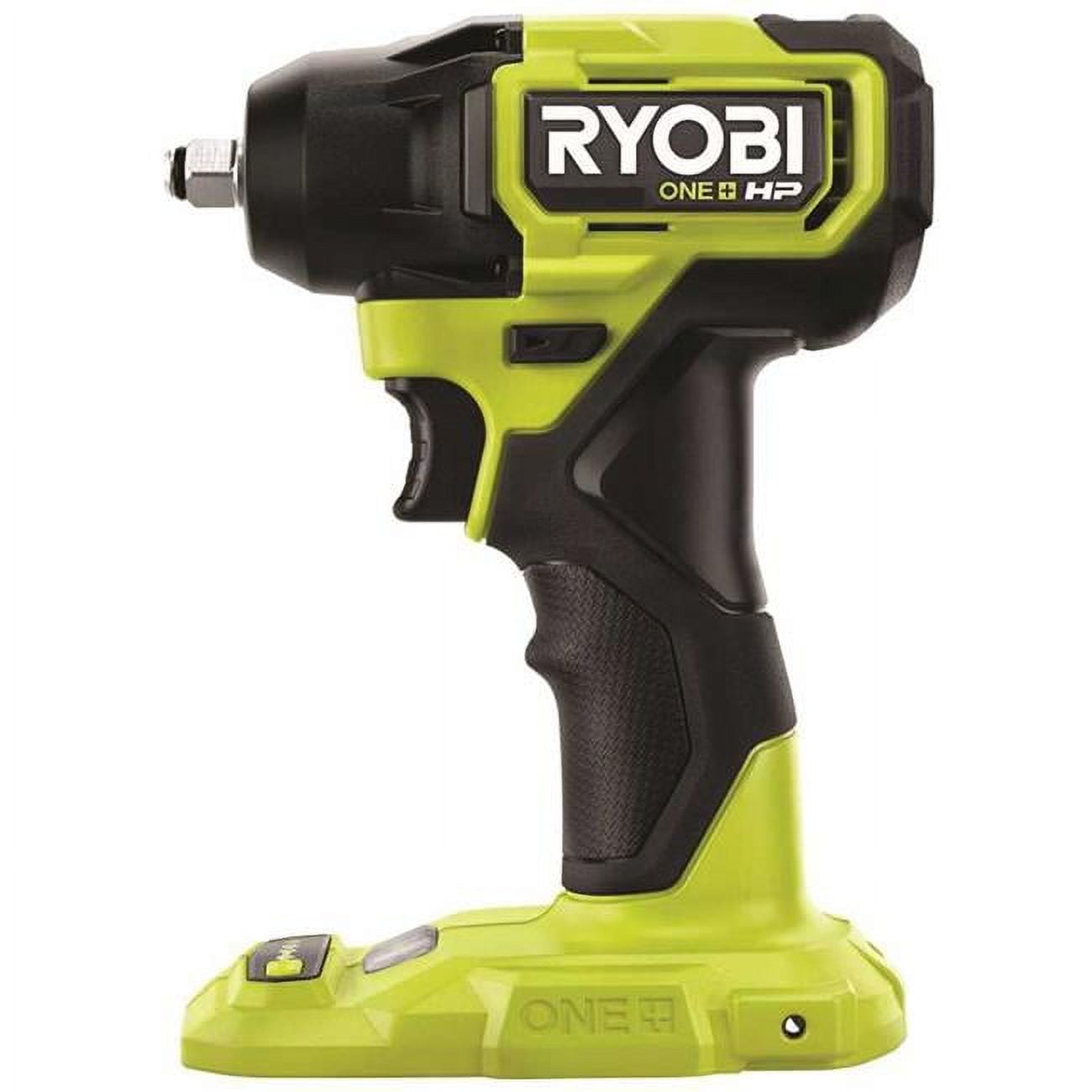 Ryobi 18V Brushless Cordless Compact Impact Wrench, 3/8 in. 4-Mode ...