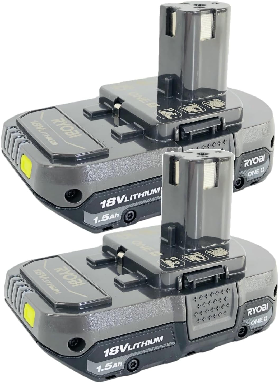 RYOBI P102 18V One+ Compact Lithium Ion Battery, 2 Pack - Walmart.com
