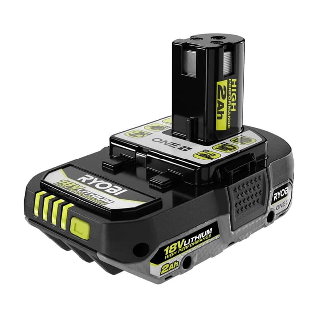 RYOBI 18V ONE+ High Performance Rechargeable Lithium-Ion 2.0 Ah Battery ...