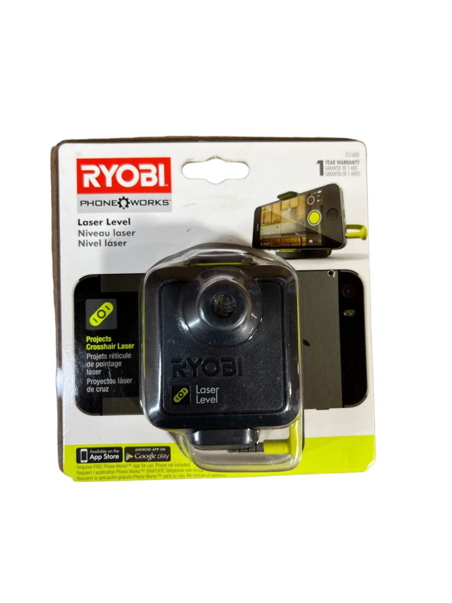 RYOBI PHONE WORKS Laser Level - Walmart.com