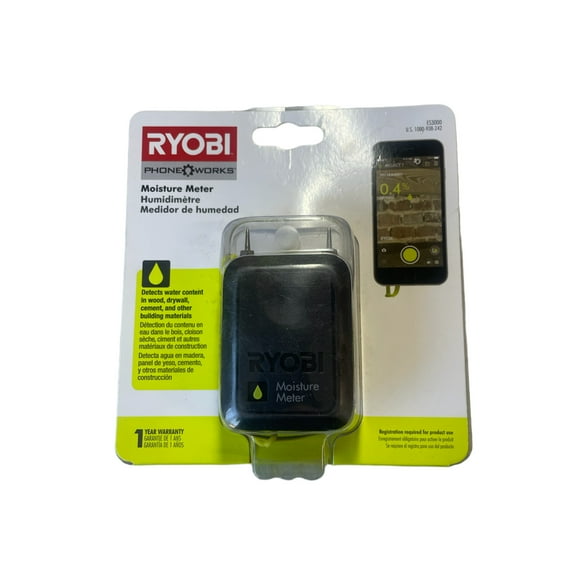RYOBI PHONE WORKS Moisture Meter - Walmart.com