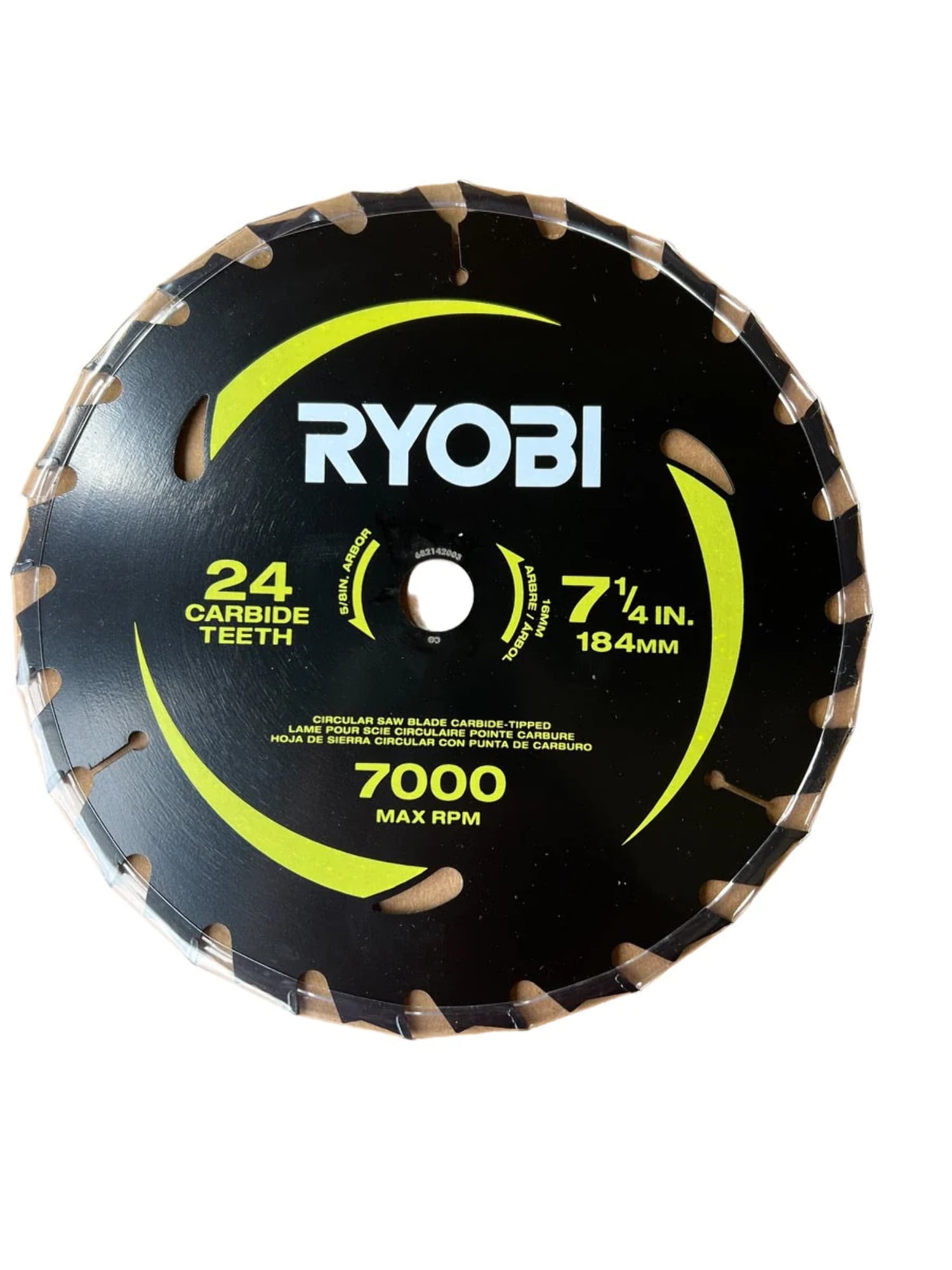RYOBI Replacement 7-1/4 in. 24 Teeth Thin Kerf Circular Saw Blade ...