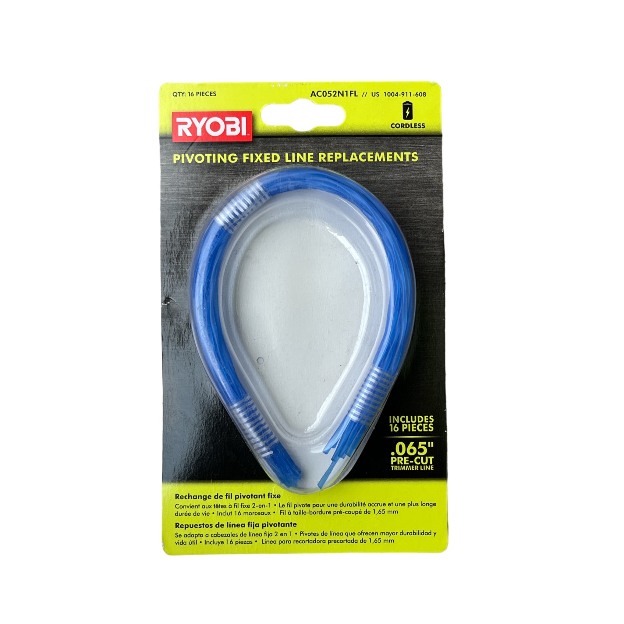 RYOBI Replacement Fixed Line for 2-in-1 String Head - Walmart.com