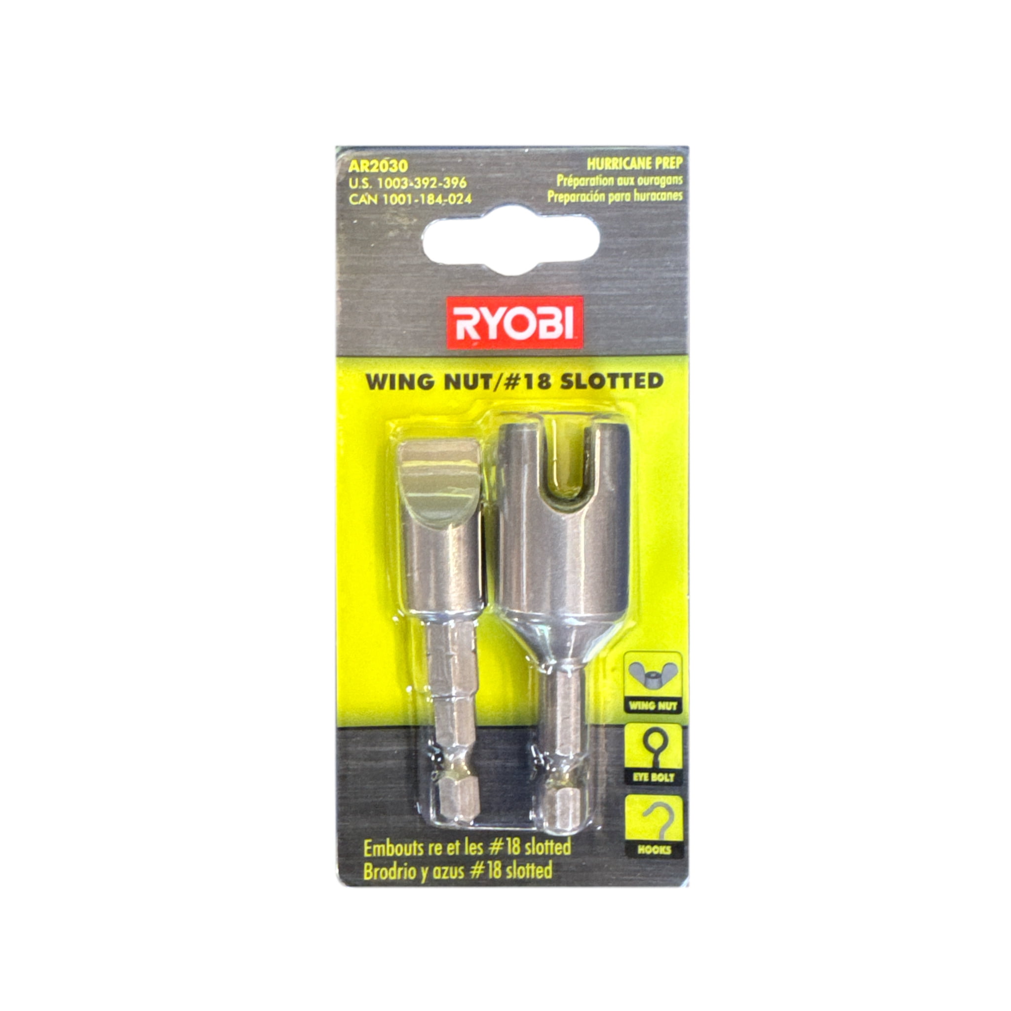 RYOBI SpeedLoad+ Wing Nut/Slotted Driver Automotive Specialty Parts ...