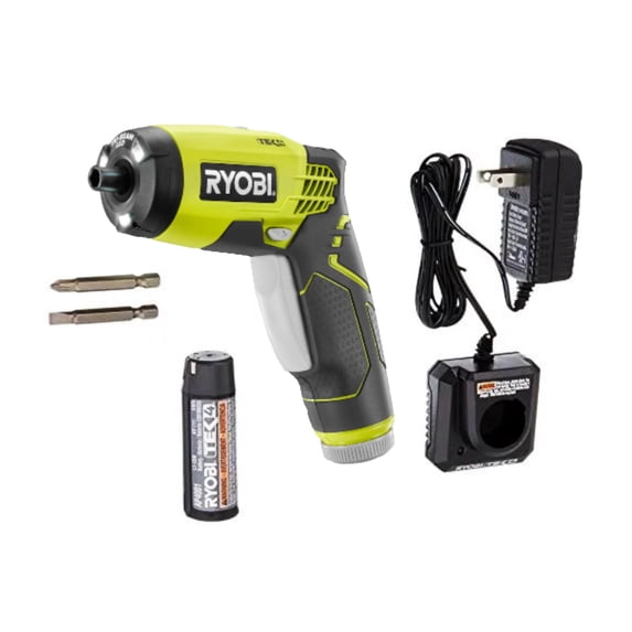 RYOBI TEK4 4-Volt Lithium-Ion Screwdriver Kit - Walmart.com