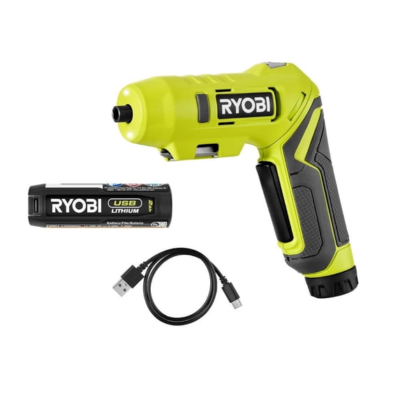 RYOBI USB Lithium Screwdriver Kit FVD50K - Walmart.com
