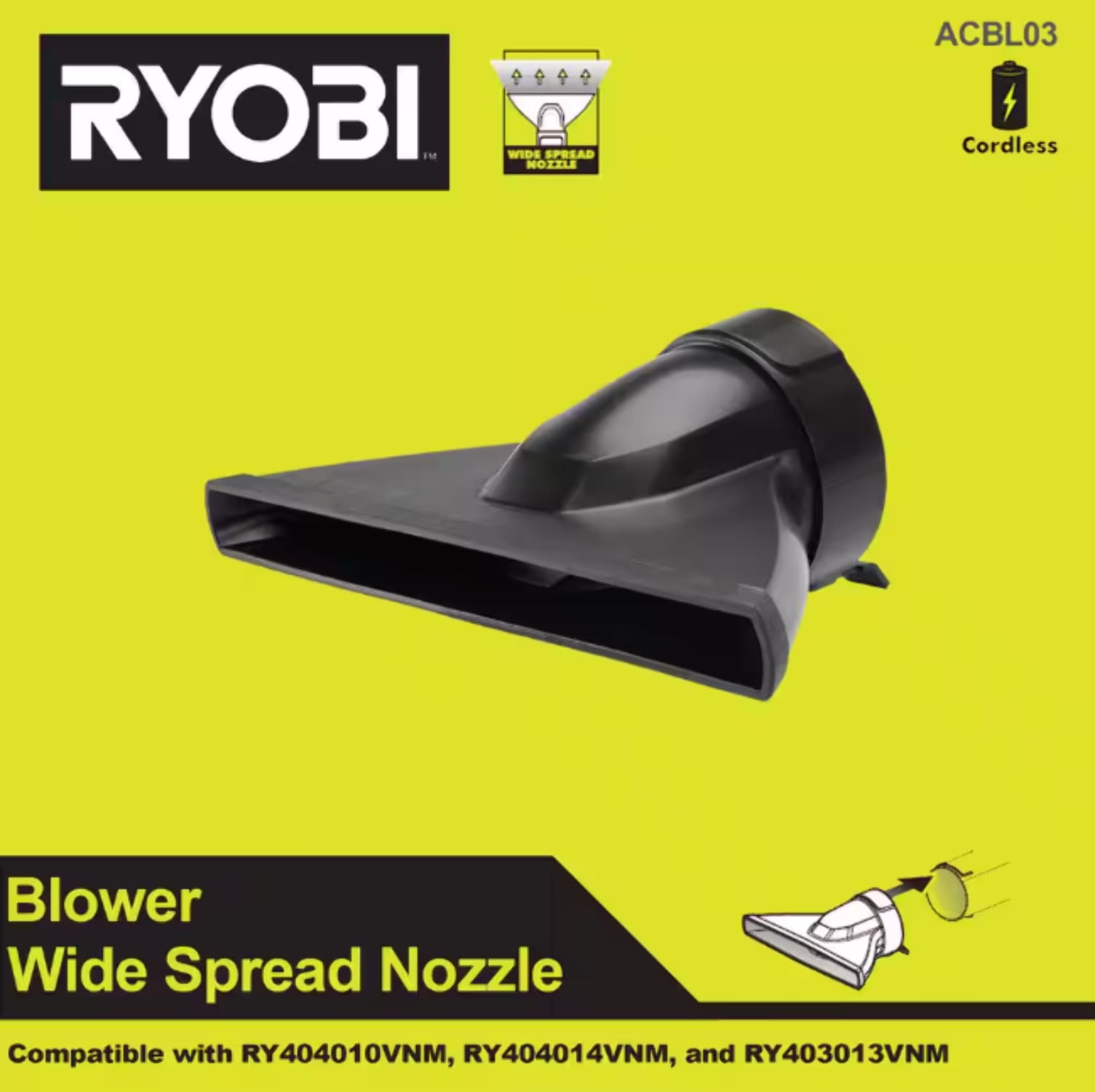 RYOBI Wide Rubber Blower Nozzle - Walmart.com