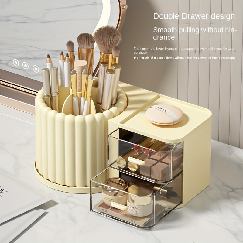 RYPFOEWBN Rotating desktop storage box, multi-layer cosmetics and skin ...