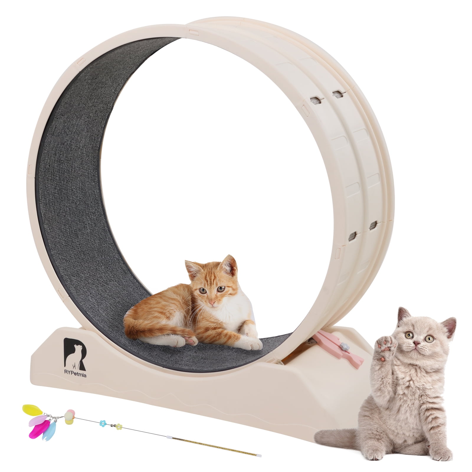 RYPetmia 31.5" Large Cat Treadmill with Locking,Cat Exercise Running ...