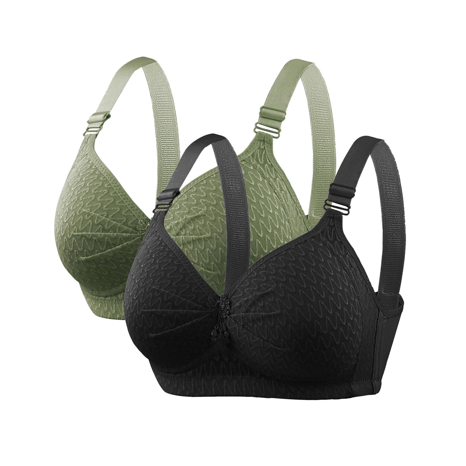 RYRJJ Bras for Women No Underwire Push Up Bra Wireless Comfy Full ...