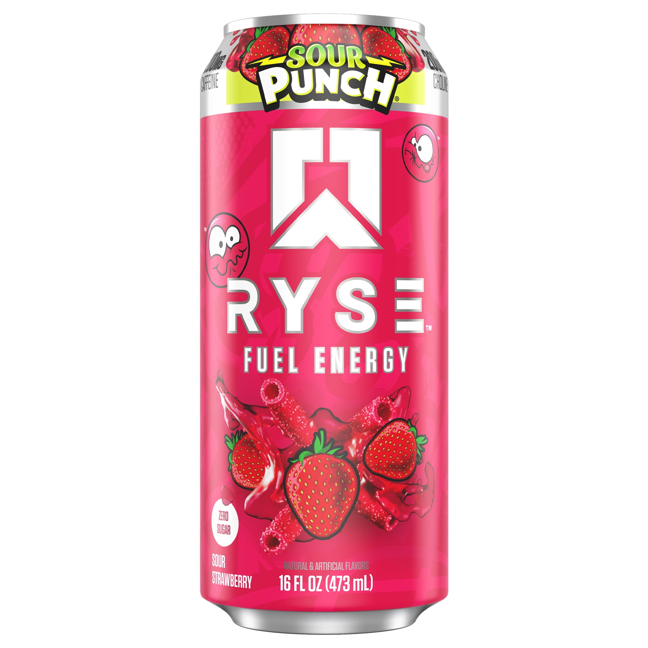 RYSE Energy Sour Punch Strawberry - Walmart.com