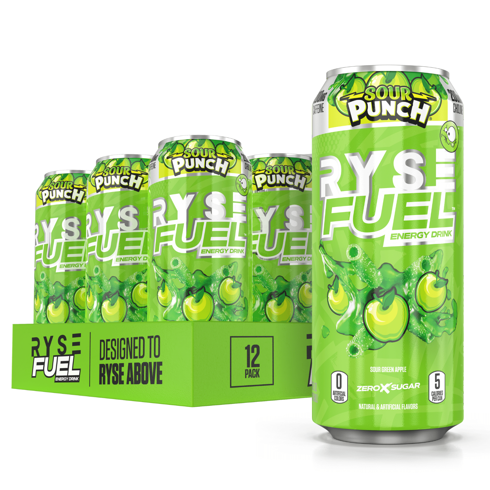 RYSE Energy Sour Punch Green Apple - Walmart Business Supplies