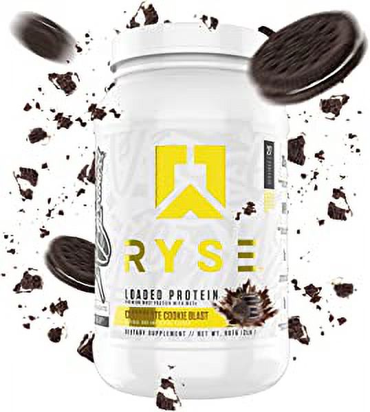 RYSE Up Supplements, Loaded Protein, Chocolate Cookie Blast, 2 Pounds - Walmart.com