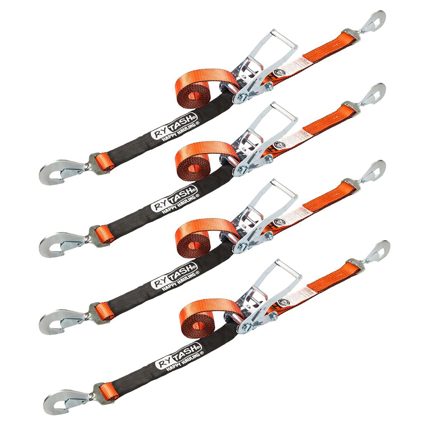 RYTASH Tie-Down Ratchet Straps - 10,000 lbs. Break Strength - Walmart.com