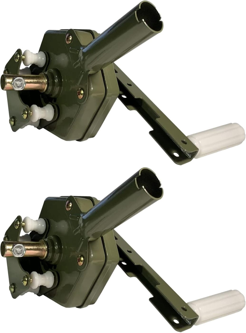 RYTZ 2PCS Greenhouse Sidewall Manual Film Roll up Hand Crank Winch for ...
