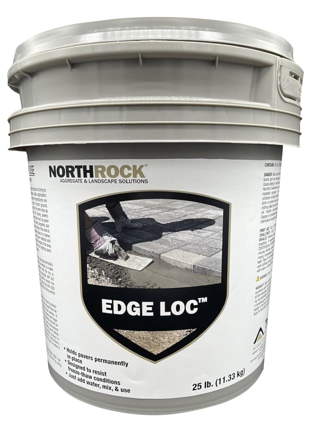 RYTZ Edge Loc - Concrete Paver Edger, Alternative to Wood, Plastic, Wire, & Aluminum Edging ...