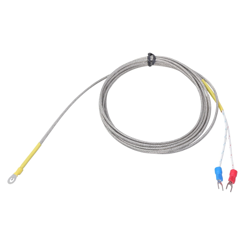 RYUJNDK 1/2/3/4/5M Metal Wire K Type Temperature Sensors 4mm Hole 0 to ...