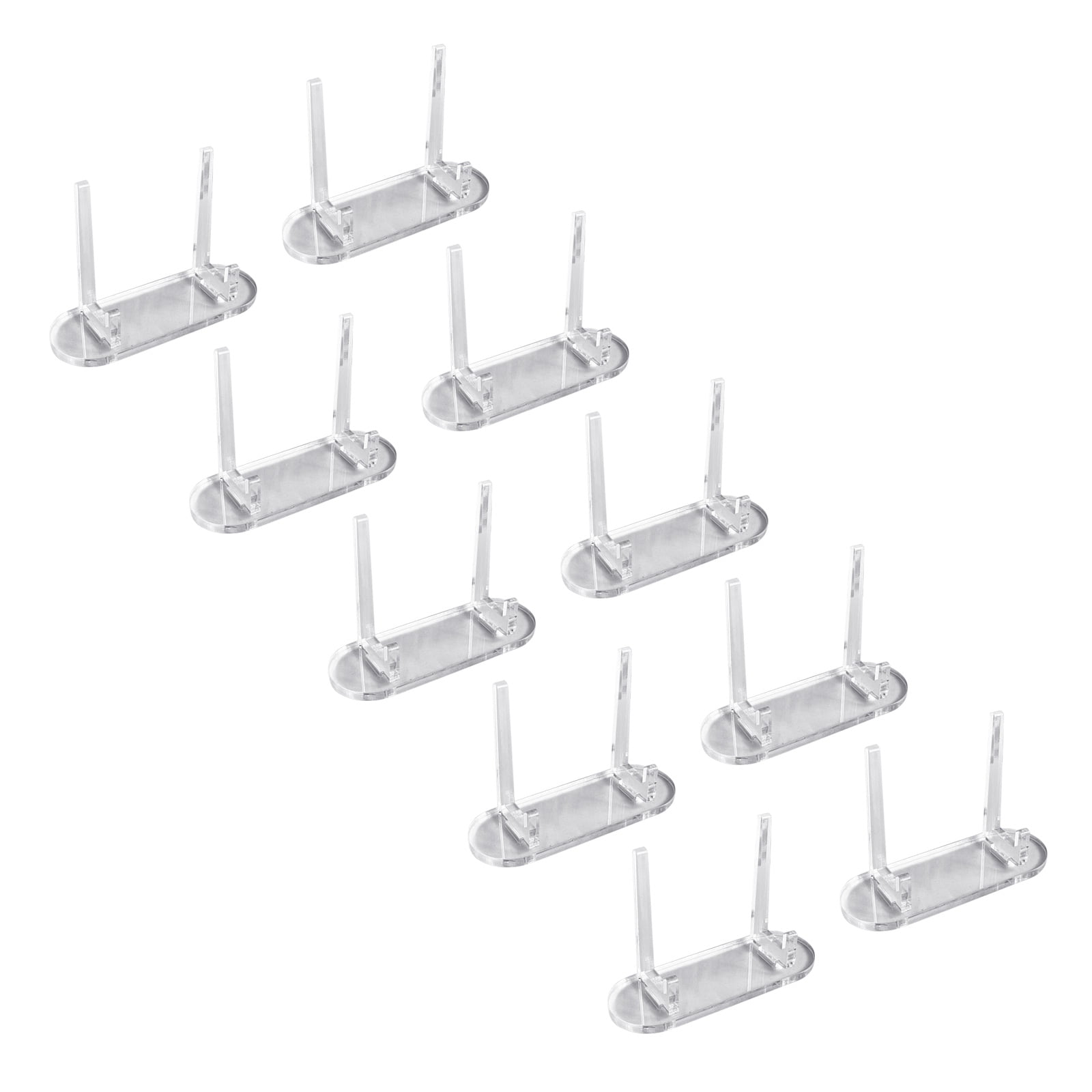 RYUJNDK 10Pieces Clear Acrylic Card Stands for Graded Sports Card and ...
